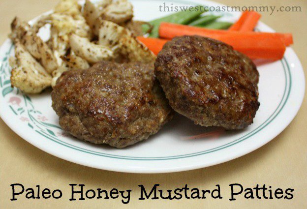 Paleo Honey Mustard Patties #Recipe | This West Coast Mommy