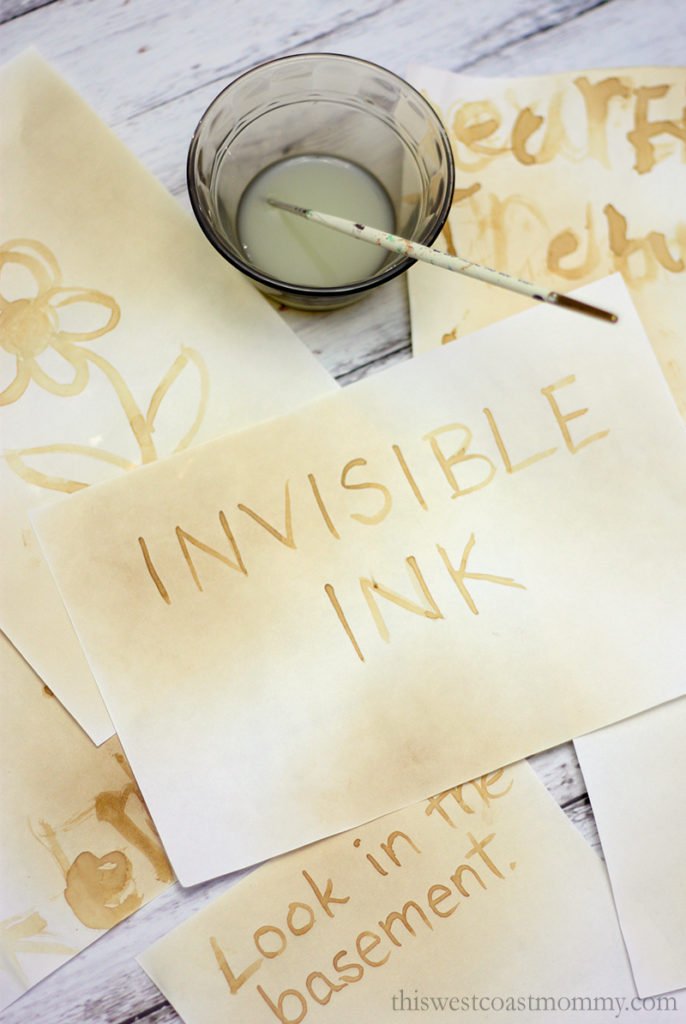 How to Send Secret Messages with Invisible Ink | This West Coast Mommy