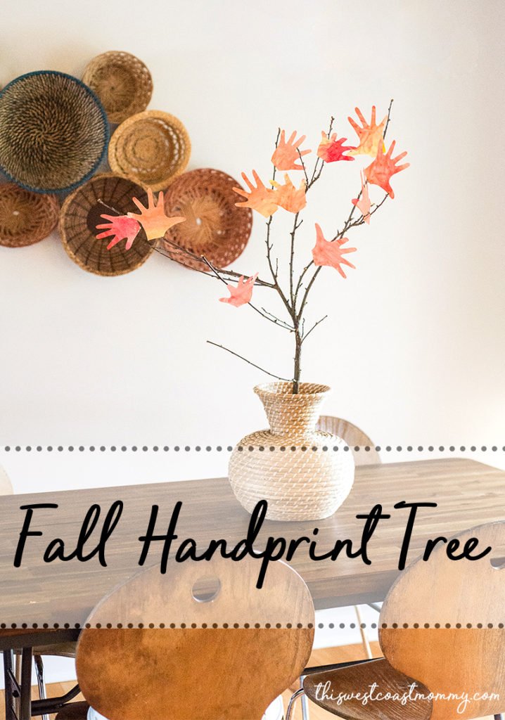 Fall Craft: Make a Handprint Tree | This West Coast Mommy