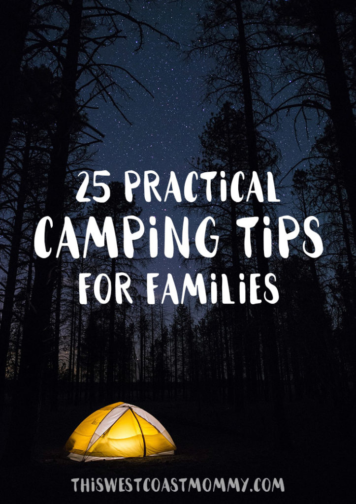 25 Practical Camping Tips Every Family Can Use This Summer | This West ...