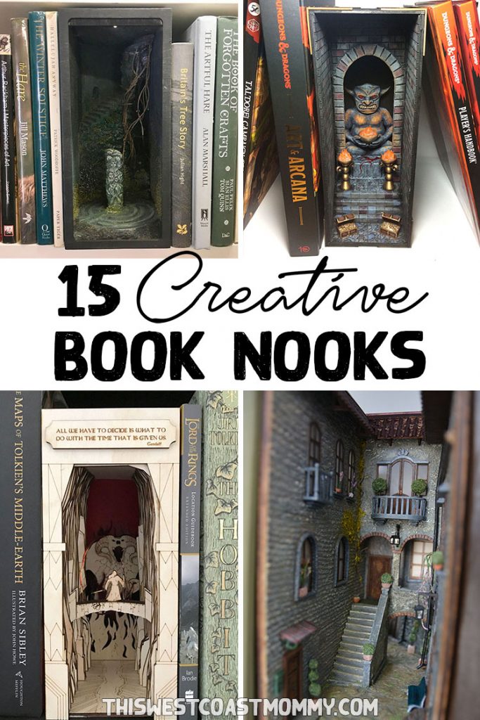 15 Incredibly Detailed and Creative Book Nooks | This West Coast Mommy