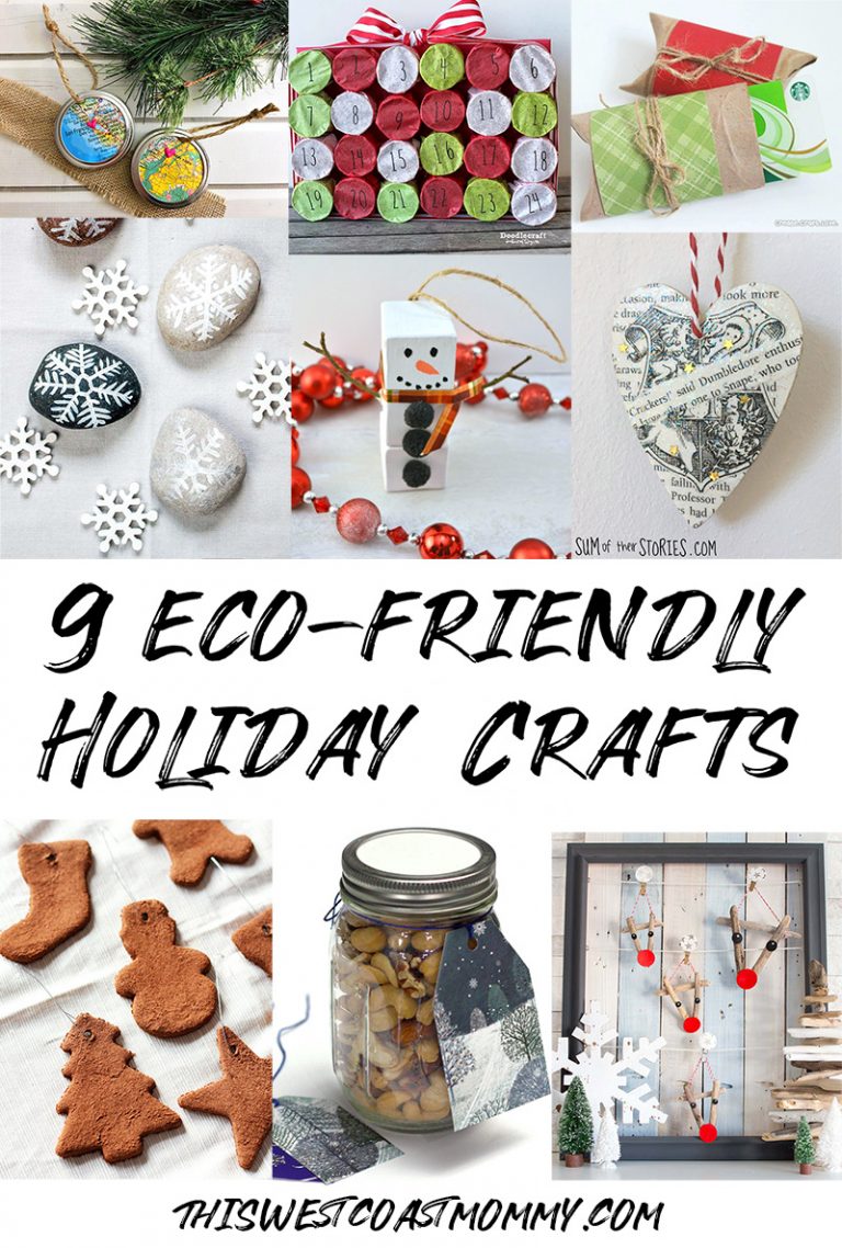 9 Eco-Friendlier Holiday Crafts for Kids | This West Coast Mommy